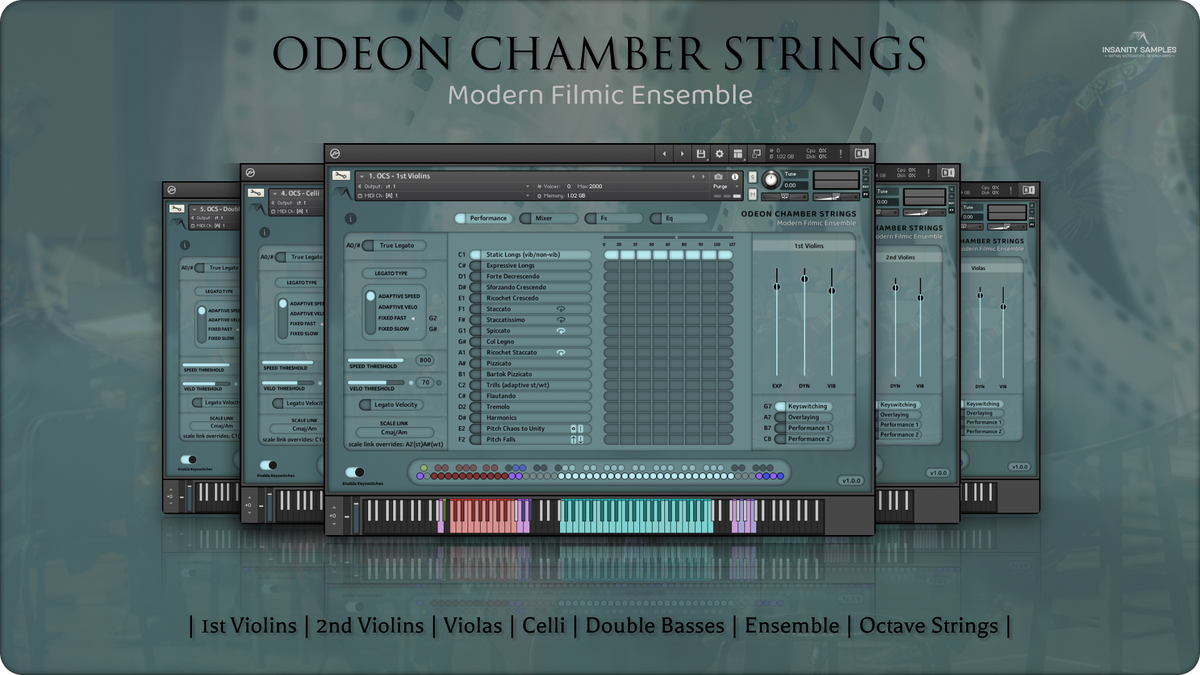ODEON CHAMBER STRINGS - Modern Filmic Ensemble – Insanity Samples