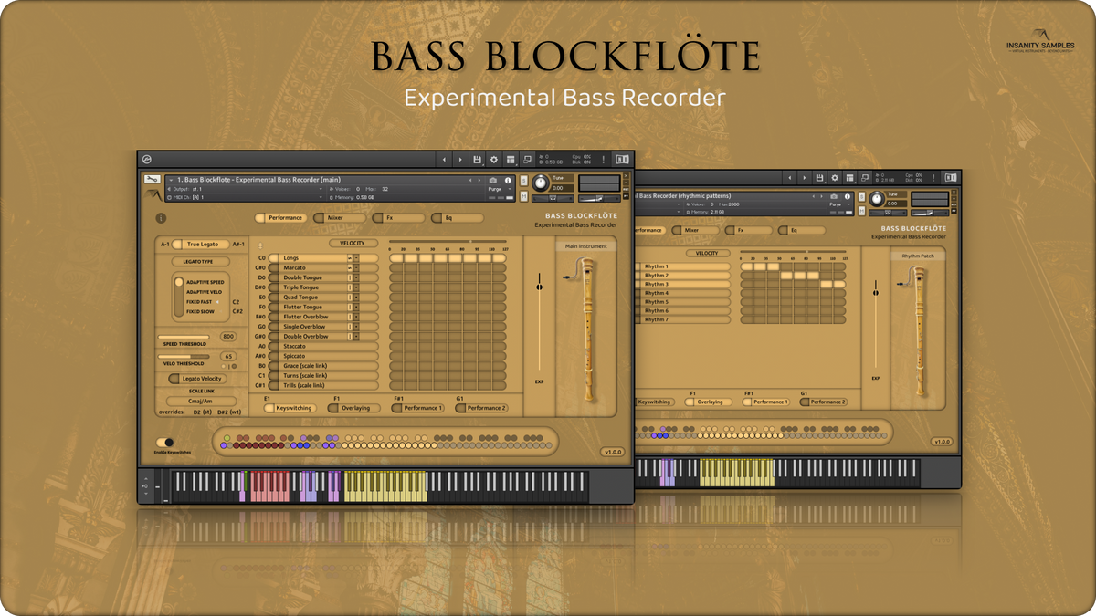 BASS BLOCKFLOTE - Experimental Bass Recorder – Insanity Samples
