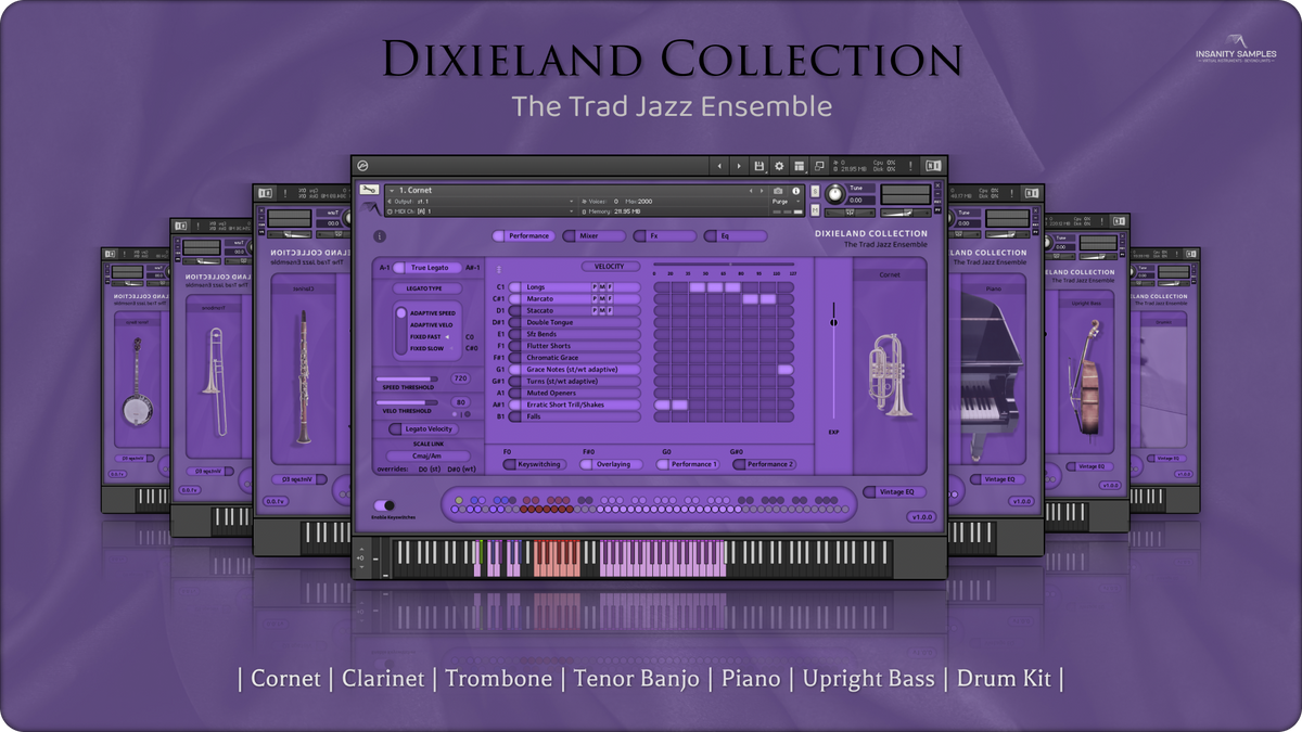 DIXIELAND COLLECTION - The Trad Jazz Ensemble – Insanity Samples