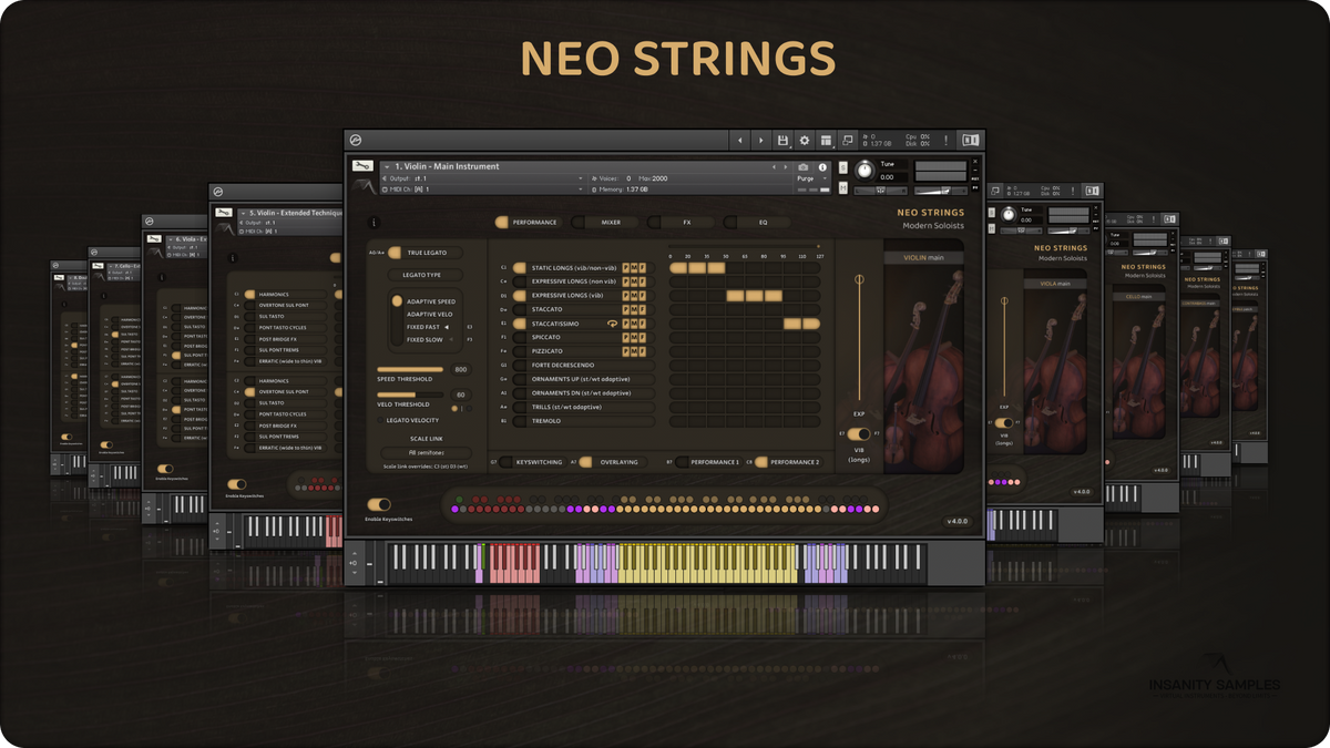 NEO STRINGS - Solo String Ensemble – Insanity Samples