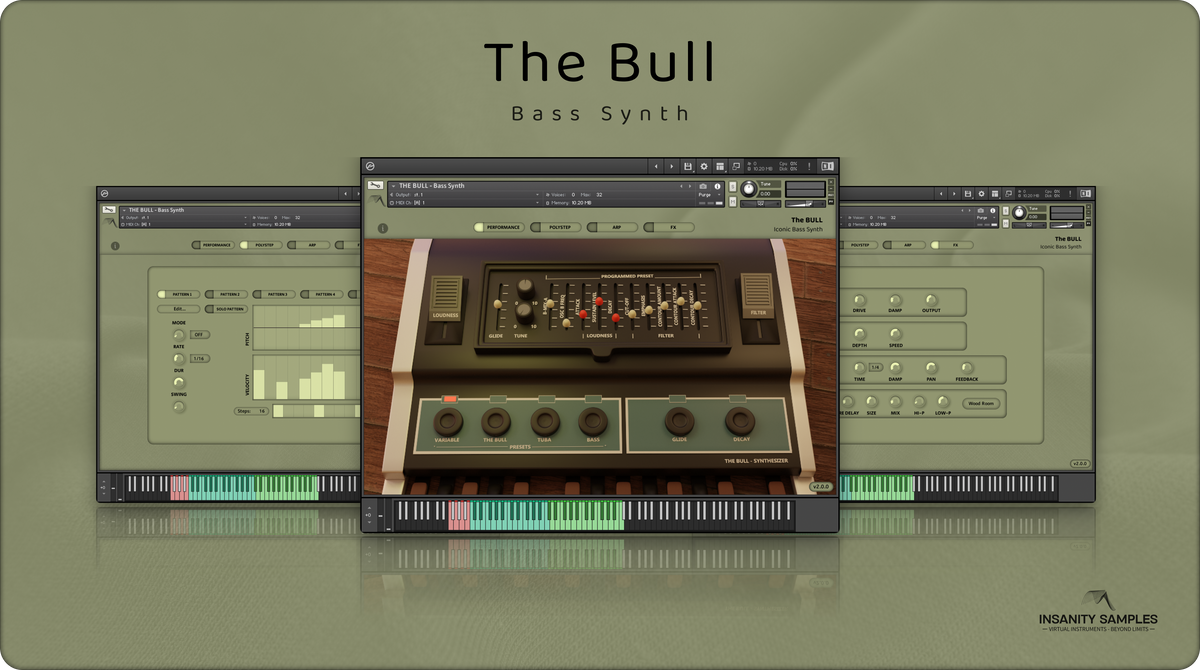 The Bull - Iconic Bass Synth – Insanity Samples